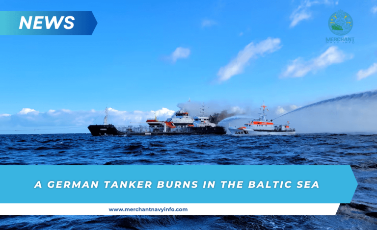 German Tanker Burns In Baltic Sea - Trending News