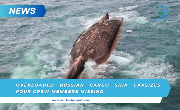 Overloaded Russian Cargo Ship Capsizes, 4 Members Missing