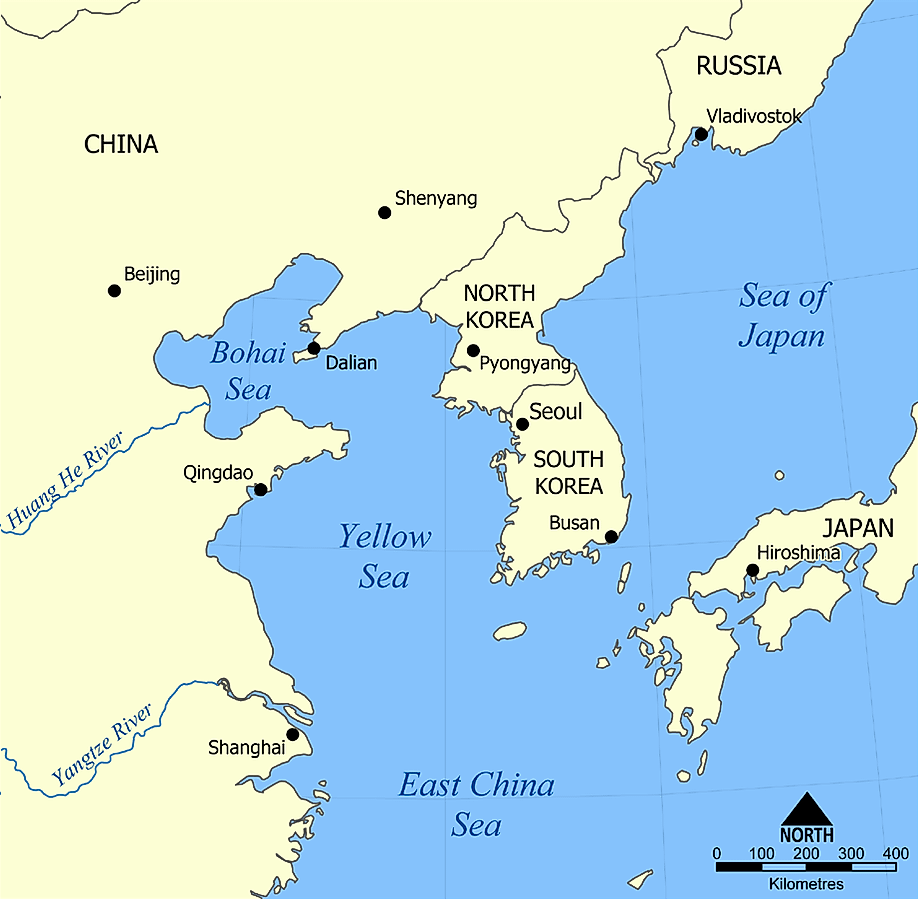 Where is Yellow Sea? Location & Significance - Marine Blog