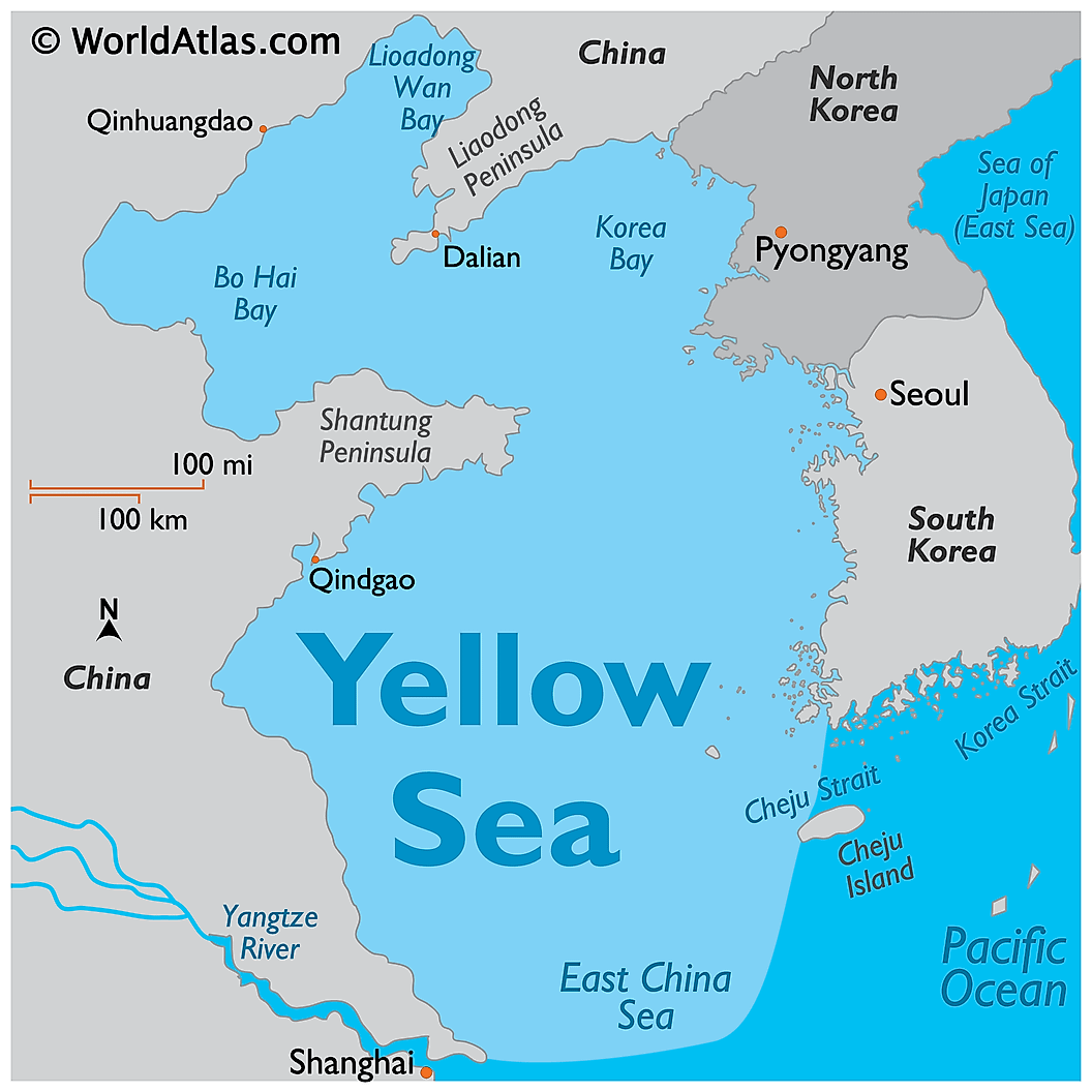 Where is Yellow Sea? Location & Significance - Marine Blog